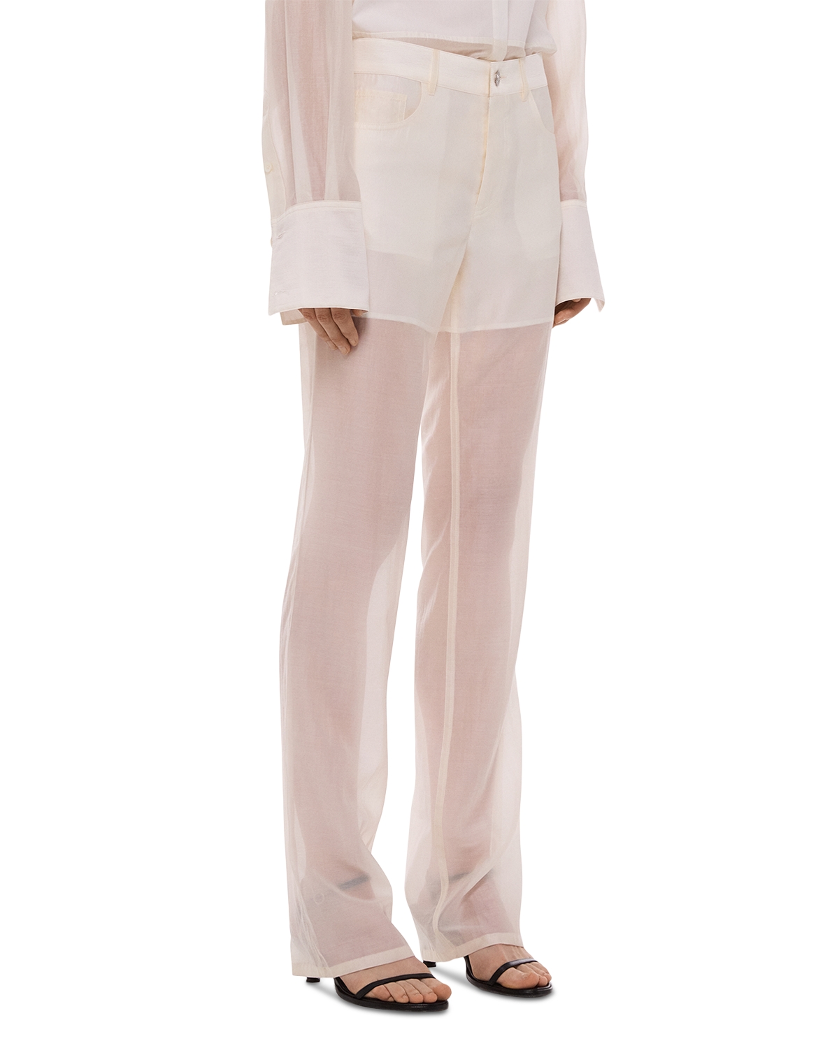 HELMUT LANG Sheer Bootcut Pants